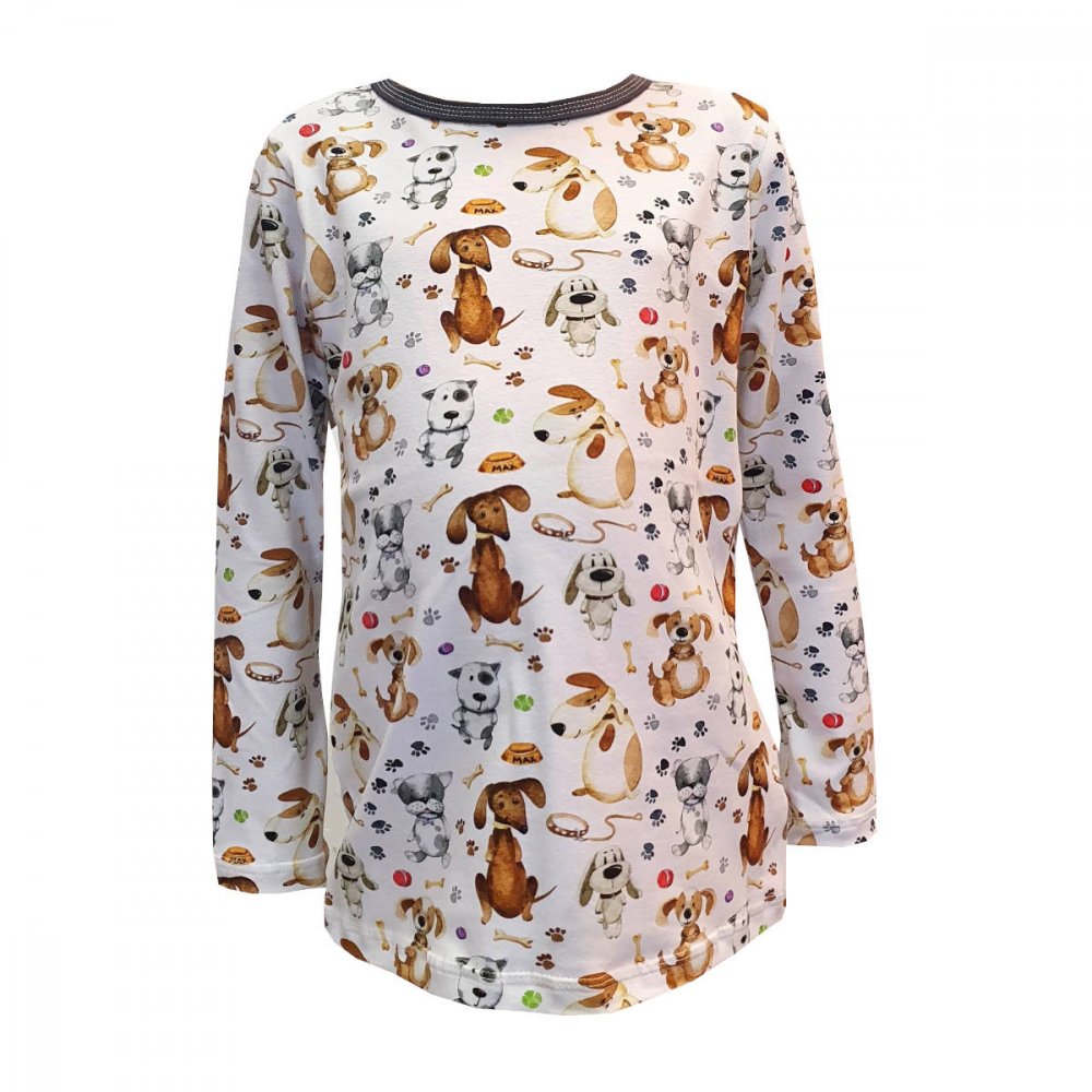 Dětské tričko DIGI DOGS 1 dlouhý rukáv :: farmers.cz